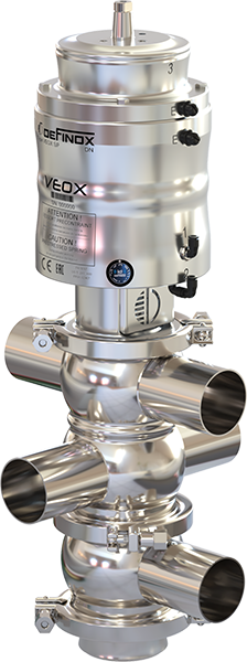 [VEOX3] - Mix proof valves double seat VEOX | Definox